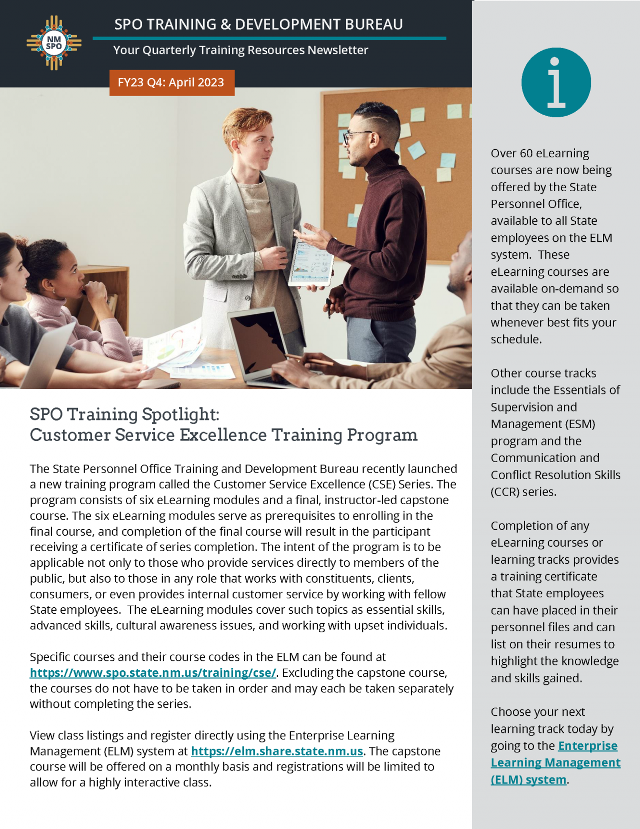 Learning and Development | NM SPO