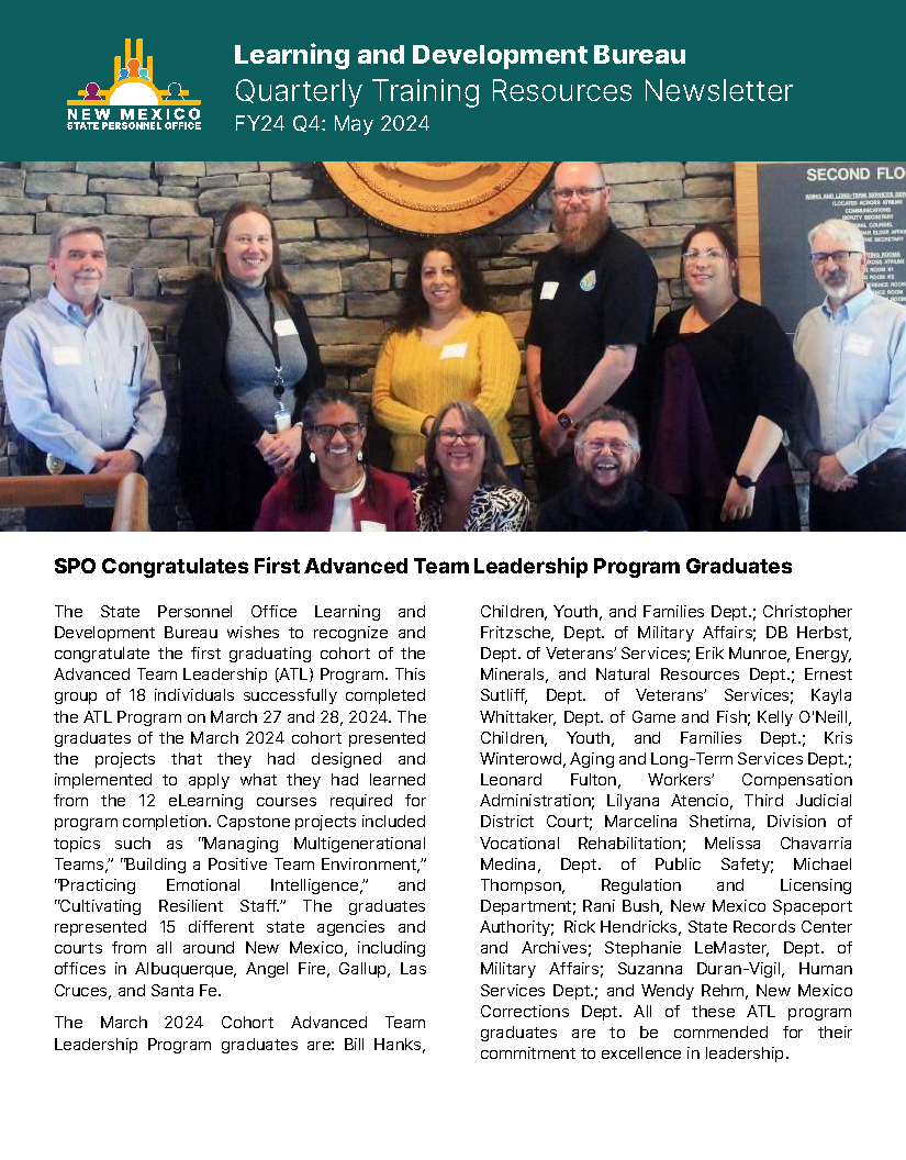 Learning and Development | NM SPO